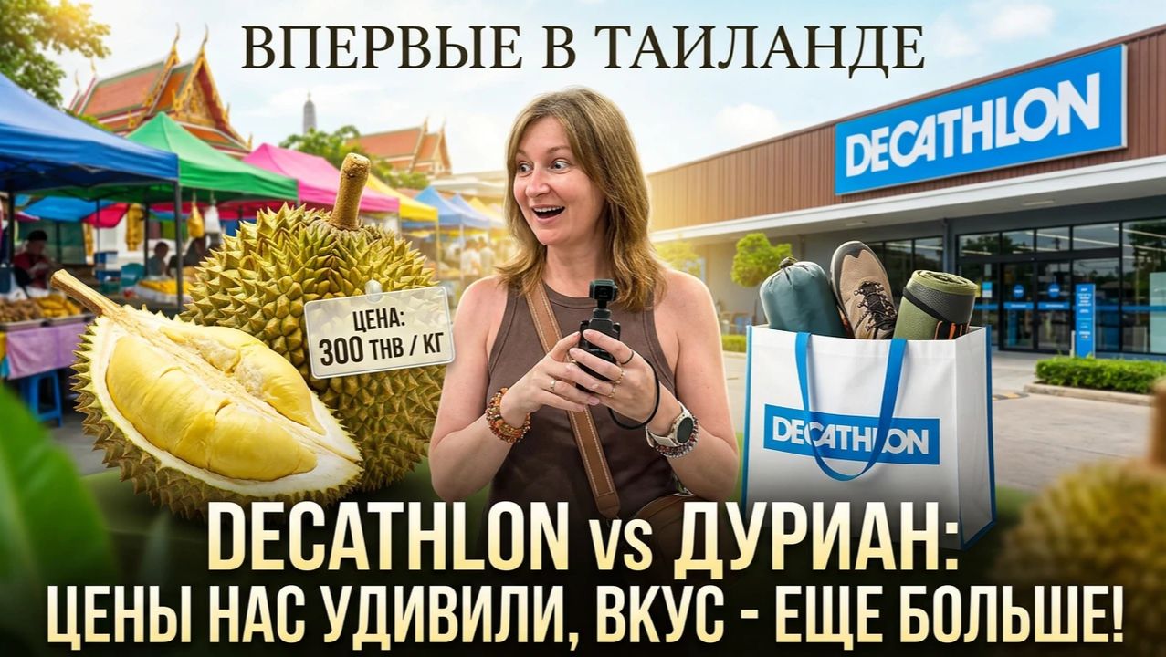 Decathlon vs Дуриан - кто кого?  Спойлер: нас удивили и цены, и вкус!