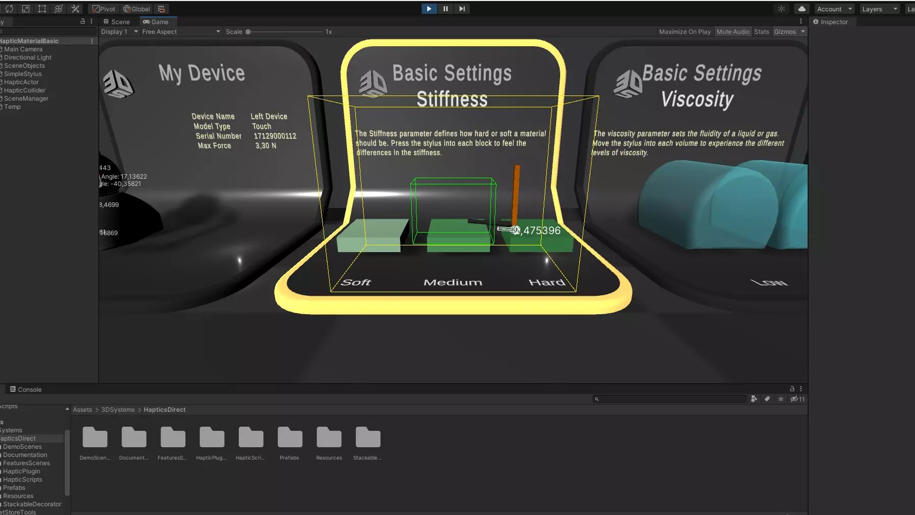 Asset Unity - Haptics Direct for Unity V1 (Осязания в ваш виртуальный мир)
