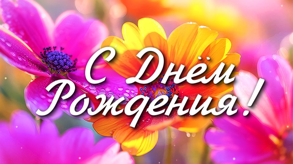 Новинка! Классное Нежное Волшебное Поздравление С Днем Рождения! Музыкальная Видео Открытка!