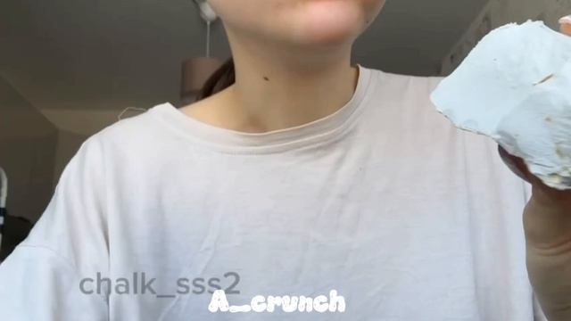 Мокрый мел Белый Зефир/Chalk_sss2/ ASMR 🐩