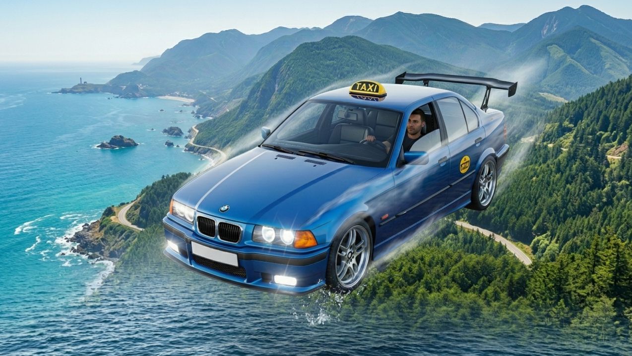 BeamNG Drive - Эпичные высокоскоростные прыжки на автомобиле