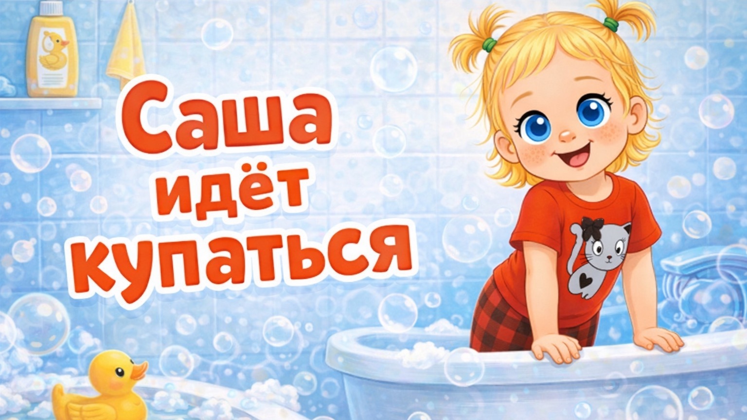 Саша идёт купаться 🛁🎶 | Детская песенка