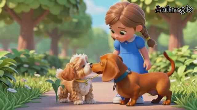 Мультик: Лейла в парке. 2 серия