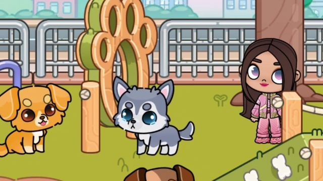 Гуляет с собакой😂 аватар ворлд