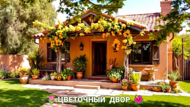 Дворы и дачи с роскошными цветами 🌹 сплошное вдохновение для души (26)