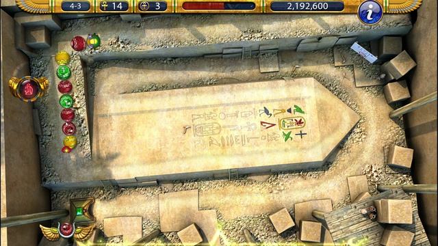 Прохождение игры Luxor 2 HD. 4-ая серия.