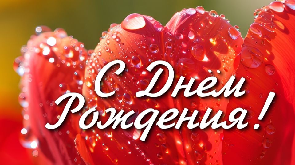 Красивое поздравление С Днем Рождения! Красивые пожелания под веселую музыку на день рождения!