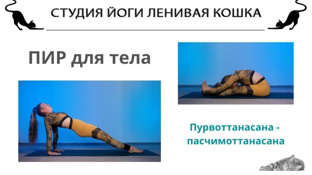 Постизометрическая релаксация. Видео 15 - пуровоттанасана - пасчимоттанасана