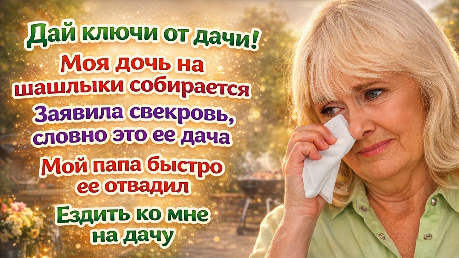 Истории из жизни| Мама хочет поехать на выходные на дачу |Аудио рассказы|Жизненные истории