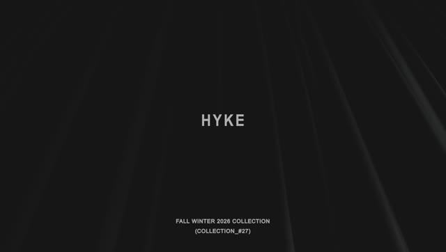 Показ женской коллекции Hyke осень-зима 2026-2027 - 4К