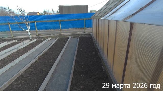 7 соток. Уже готовлю клубнику, а ведь еще тольео март. Хроника 29 марта 2026 год
