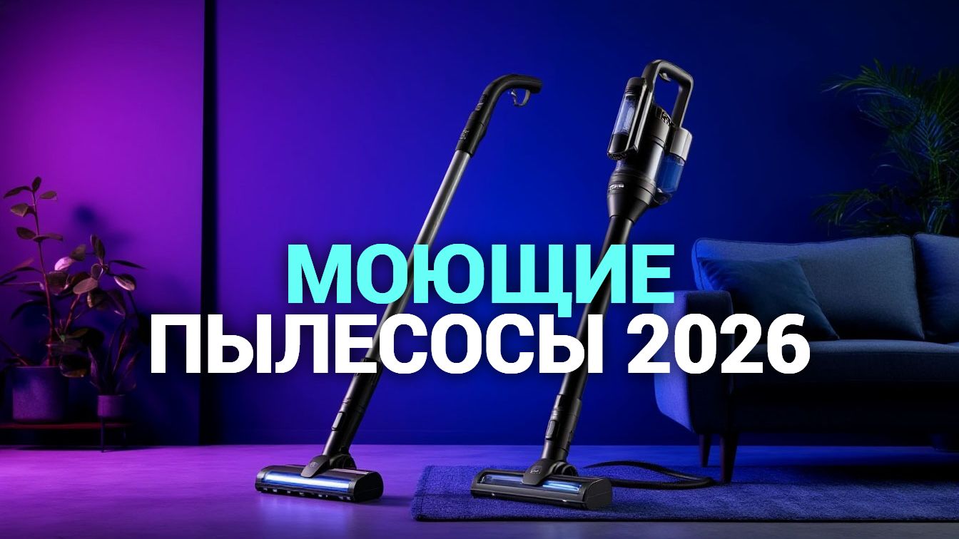 Лучшие вертикальные моющие пылесосы 2026: топ-5 моделей с мощной уборкой