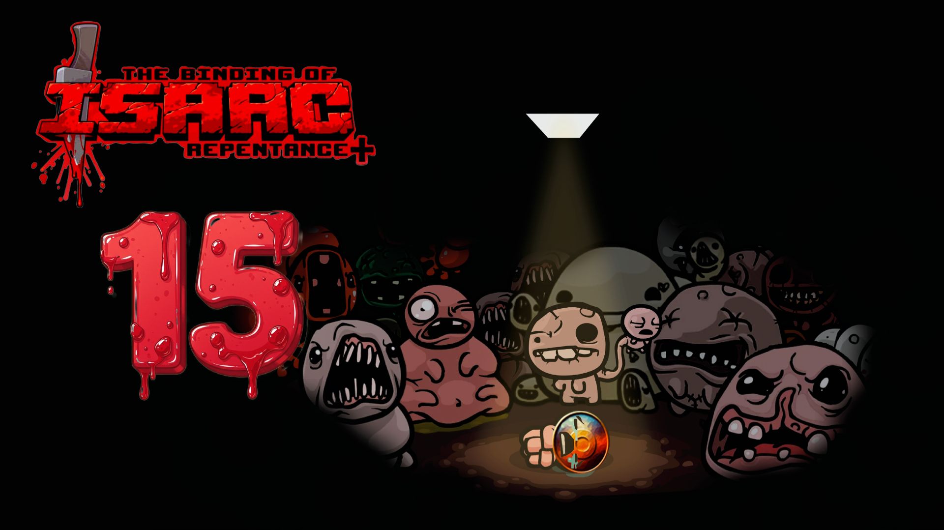 The Binding of Isaac: Repentance+ #15 — ВЫЖИВАНИЕ БЕЗ ЕДИНОГО ВЫСТРЕЛА И ПОЛНАЯ ТЬМА