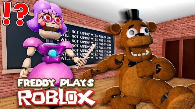 ФРЕДДИ ИГРАЕТ В УБЕГИ ОТ МИСС АНИ ТРОНС! РОБЛОКС ЛЕТСПЛЕЙ ОТ ЛЕГЕНДЫ FNAF