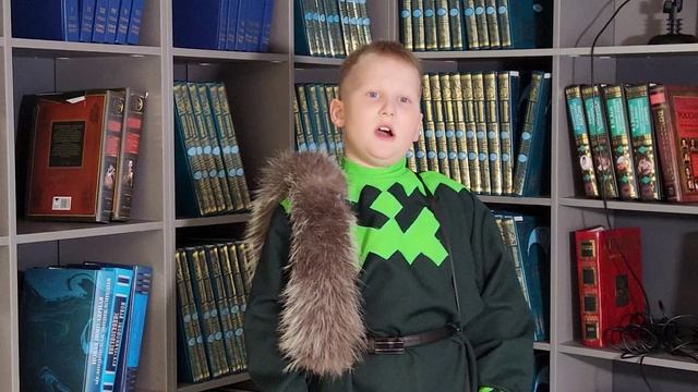 Читает Сергей Михайлов 9 лет, город Югорск, стихотворение Охотник