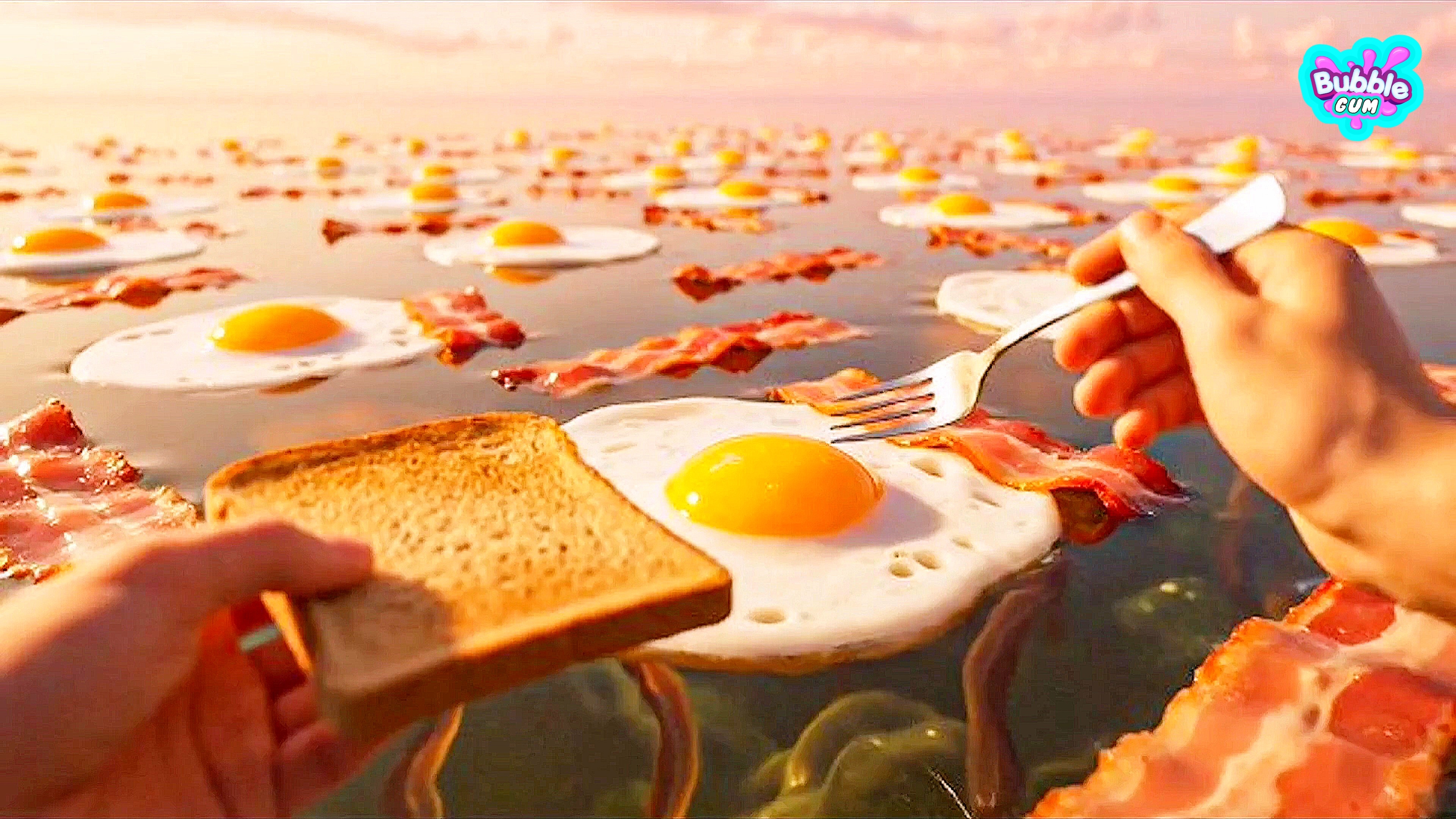 В КАКОМ МОРЕ ИЗ ЕДЫ, ТЫ БЫ ПОПЛАВАЛ? Необычный Удивительный ИИ ASMR.