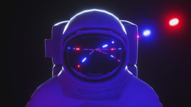 Космонавт // футаж