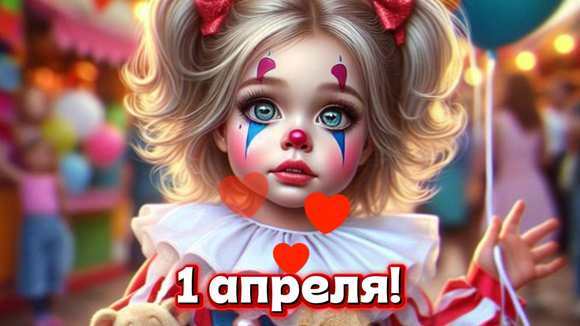 Прикольное поздравление с Днём смеха 1 апреля! Видео‑открытка с шутками для друзей 😄🎉