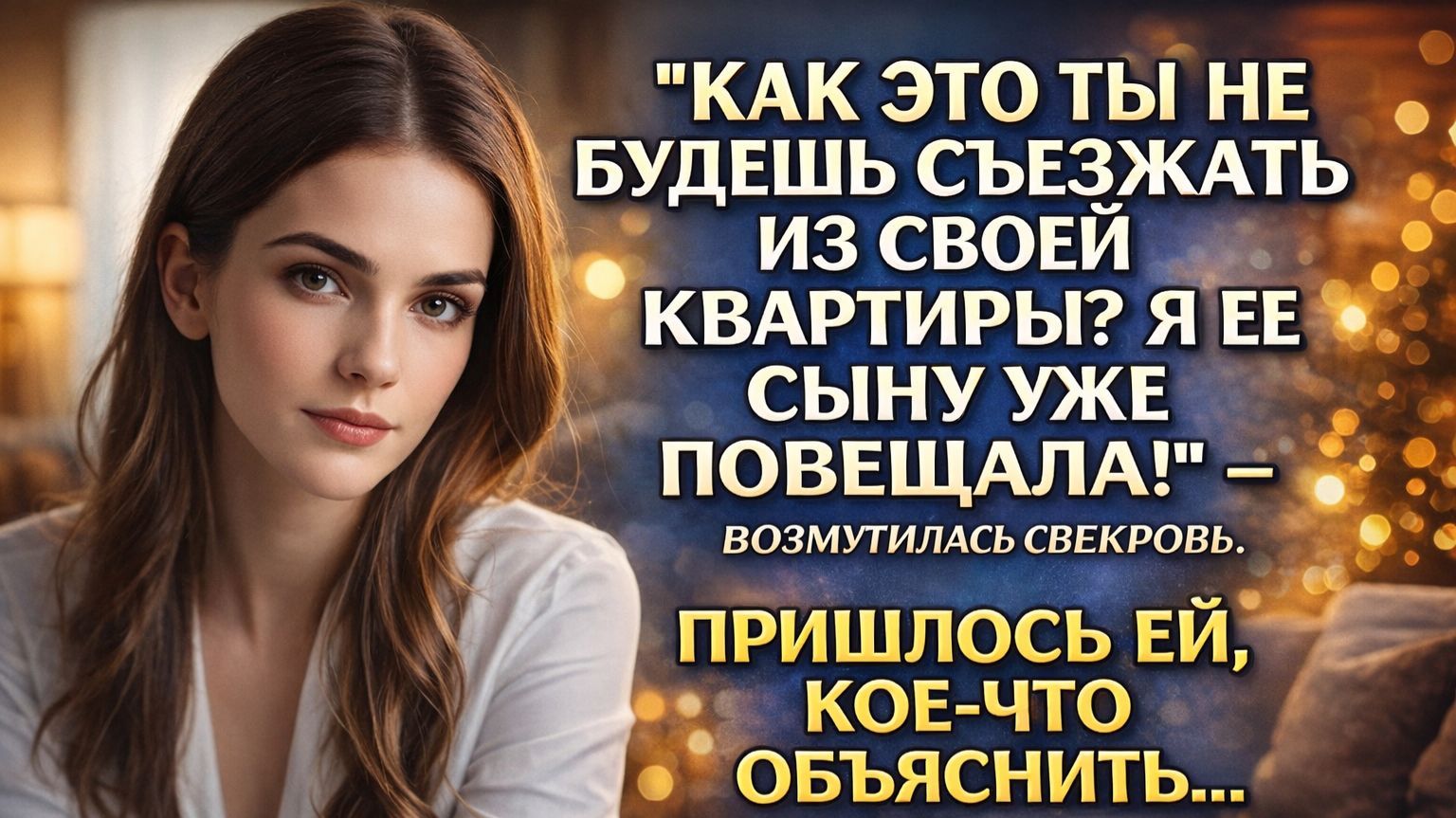 Истории из жизни| Как это ты не будешь съезжать из своей квартиры? |Аудио рассказы|Жизненные истории