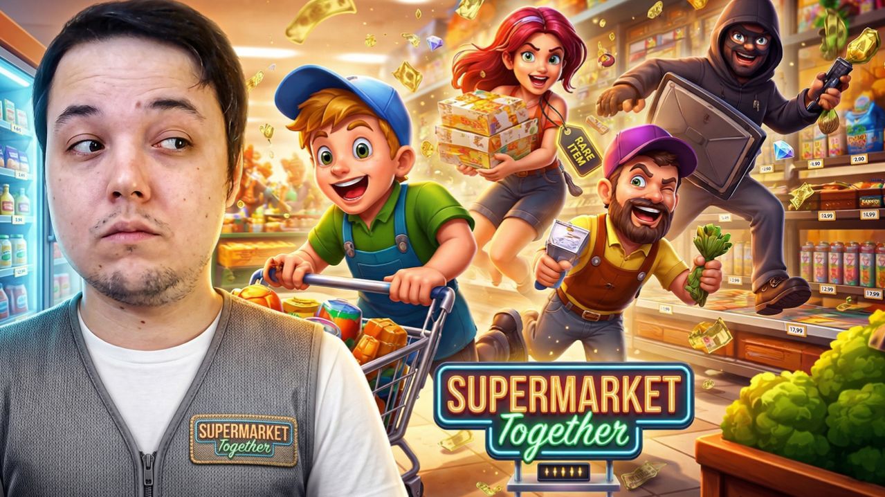 ВЫГНАЛ ПОКУПАТЕЛЕЙ ВЕНИКОМ 🧹 Supermarket Together