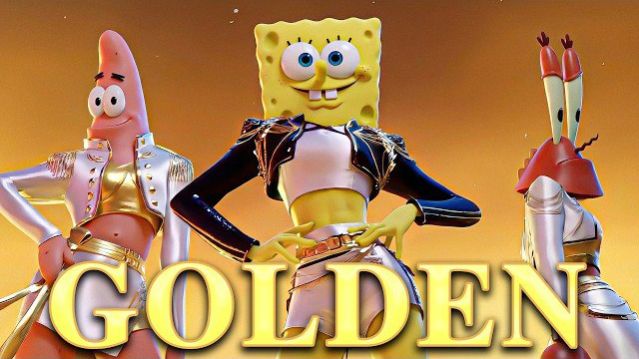 НОВАЯ ВЕРСИЯ ФИЛЬМА "ГУБКА БОБ" -  Golden (COVER)