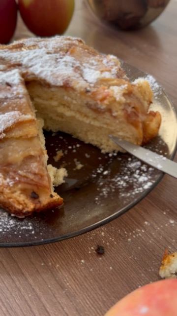 #31 Воздушная шарлотка с секретным ингредиентом: просто, нежно и невероятно ароматно! 🍎👀