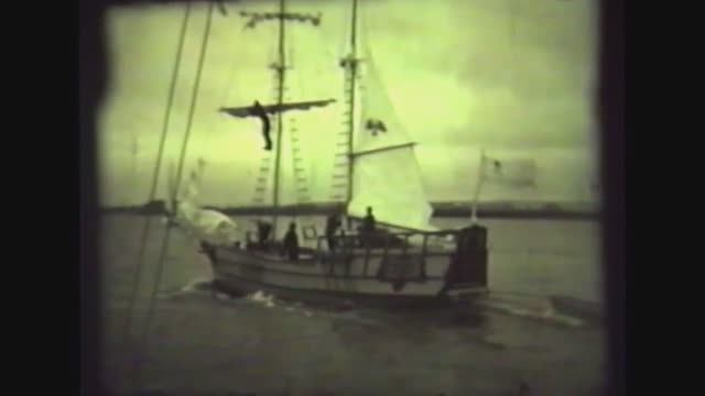 РЕТРО 1988 г. поход яхт Орел и Союз Хабаровск-Сахалин