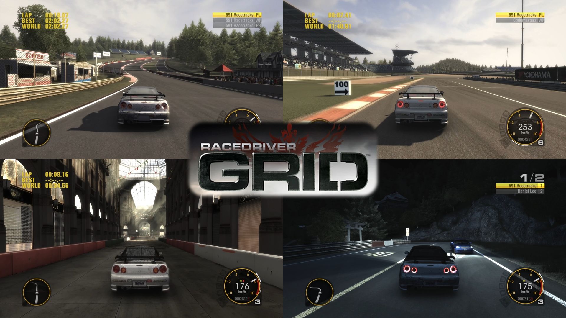 Race Driver: Grid (PC) - Все Гоночные Трассы