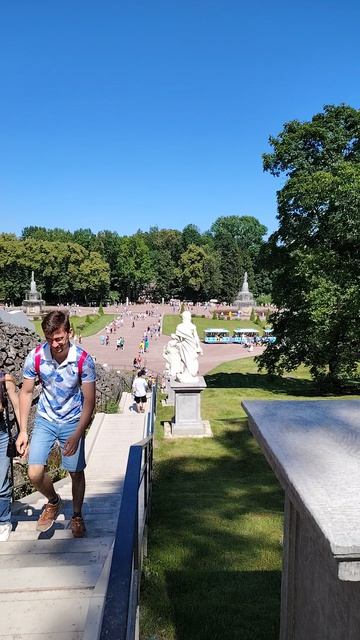 Петродворец. Вид с Фонтана Шахматная гора