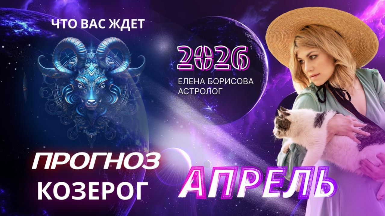 Козерог Прогноз на АПРЕЛЬ 2026