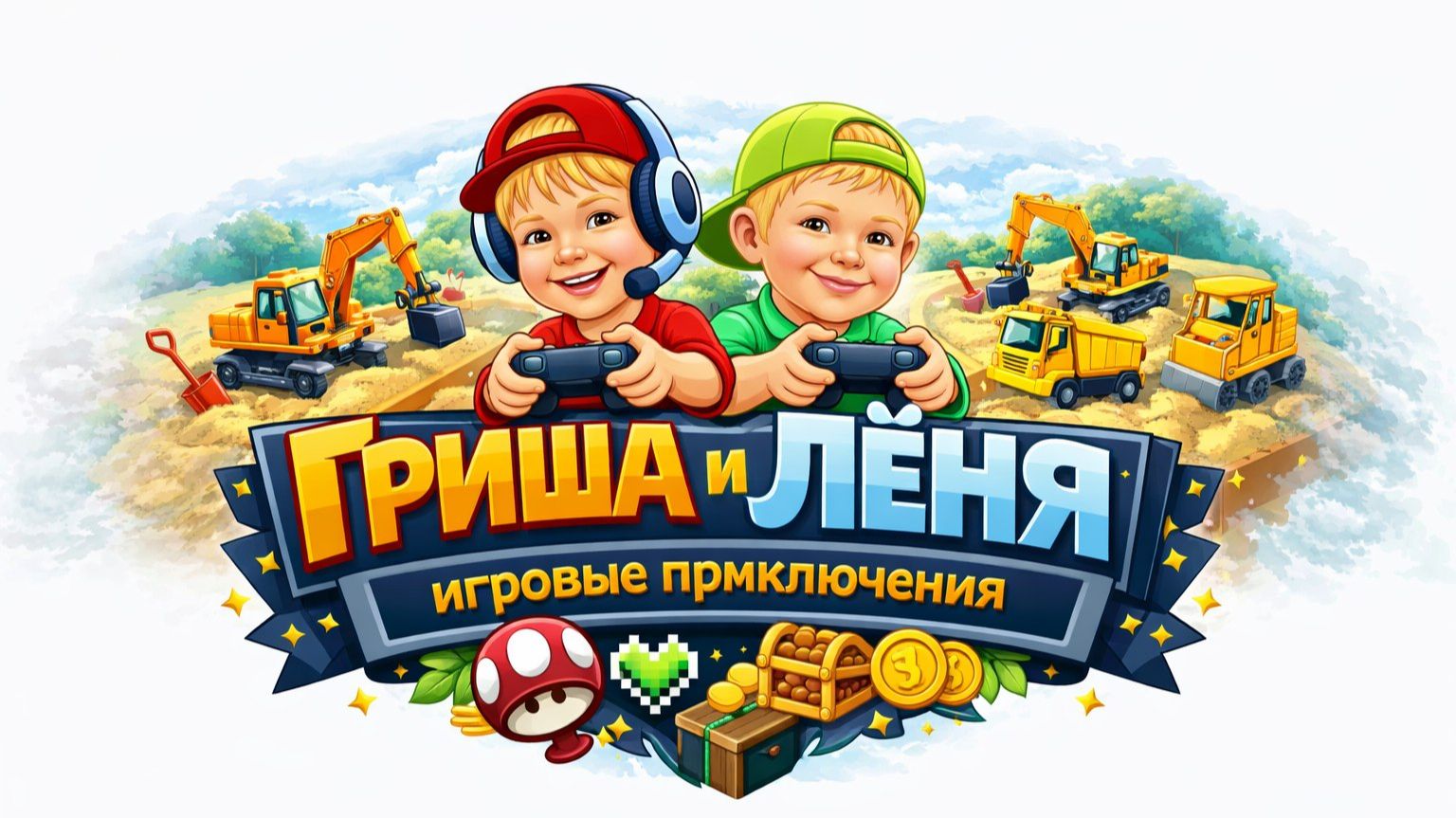 Играем на улице с машинками. Строим дорогу / Playing outside with cars. Building a road