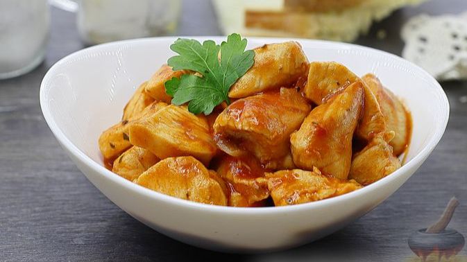 КУРИНОЕ ФИЛЕ В ТОМАТНОМ СОУСЕ