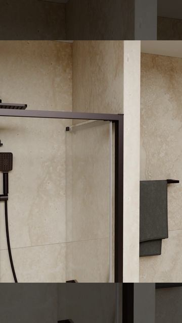 Душевая дверь Cezares Lux LUX-B-FS-11-100-C-GM 100 см, профиль оружейная сталь матовый, прозрачное