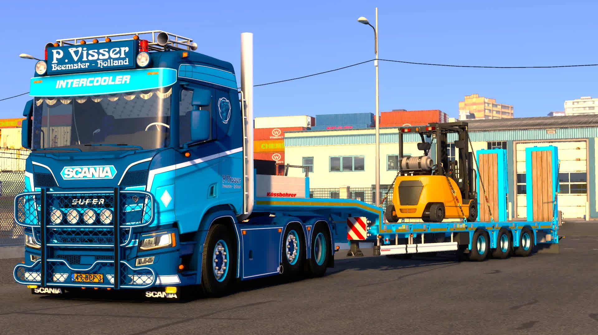 597 / ЕTS2 1.58 / Scania R650 «P.Visser» / Из Южной через Северную Корею в Китай.