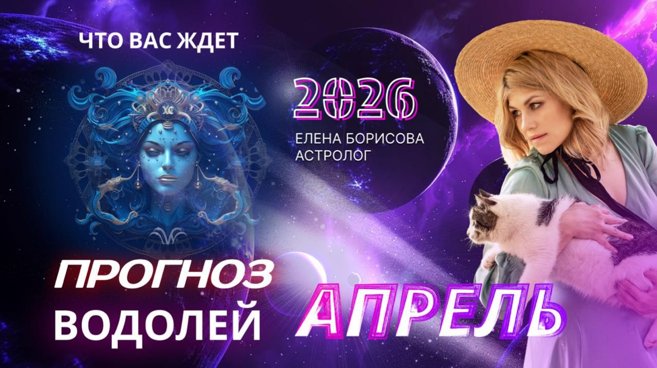 Водолей Прогноз на АПРЕЛЬ 2026