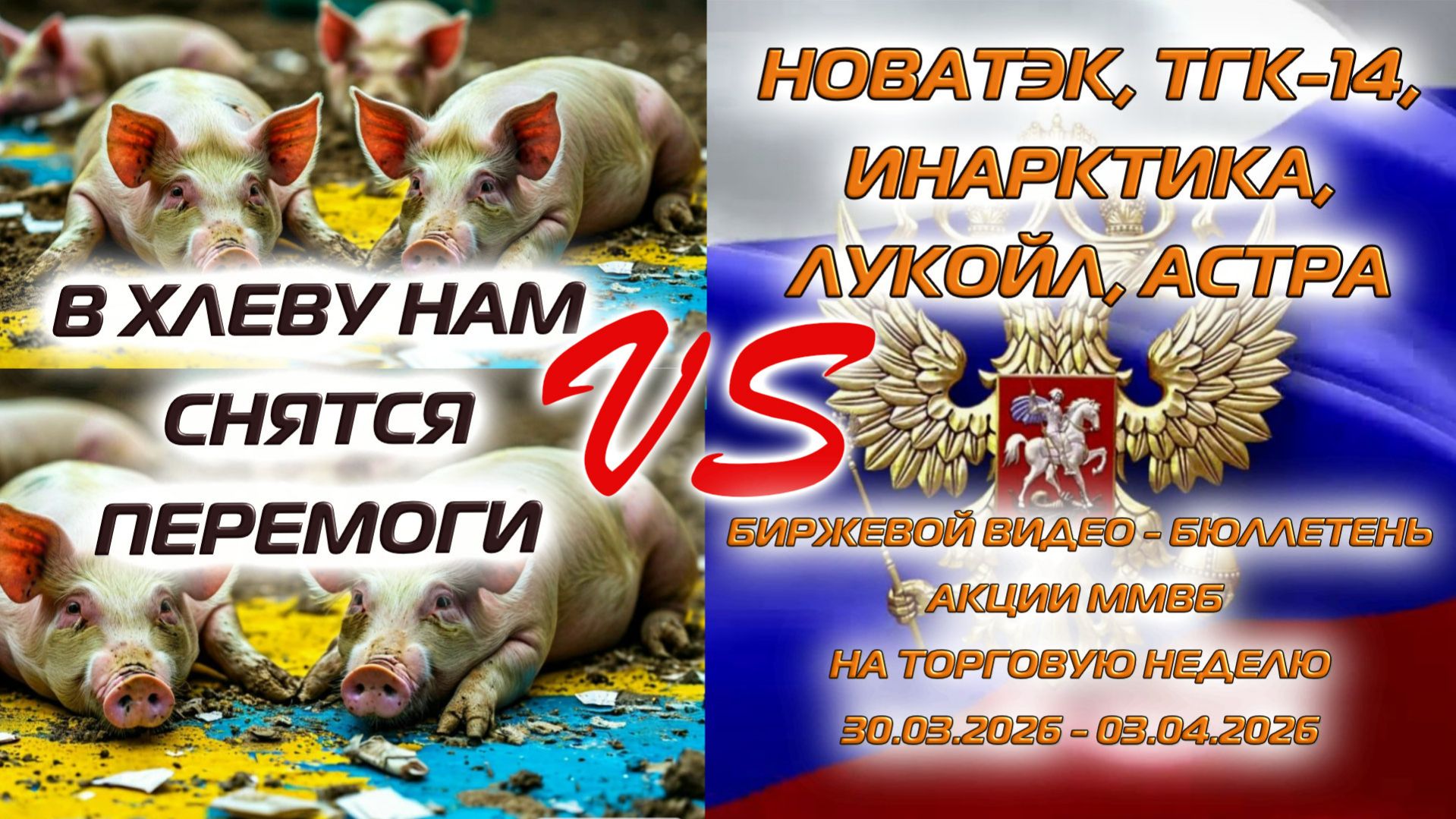 В ХЛЕВУ НАМ СНЯТСЯ ПЕРЕМОГИ VS НОВАТЭК, ТГК-14, ИНАРКТИКА, ЛУКОЙЛ, АСТРА. БИРЖЕВОЙ ВИДЕО БЮЛЛЕТЕНЬ