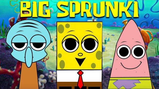 СПРУНКИ АНИМАЦИЯ! БОЛЬШОЙ ПАРЕНЬ С ПЕРСОНАЖАМИ SPONGEBOB РЕАКЦИЯ
