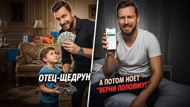 Истории из Жизни \ Бывший перед сыном хочет казаться щедрым, а потом...