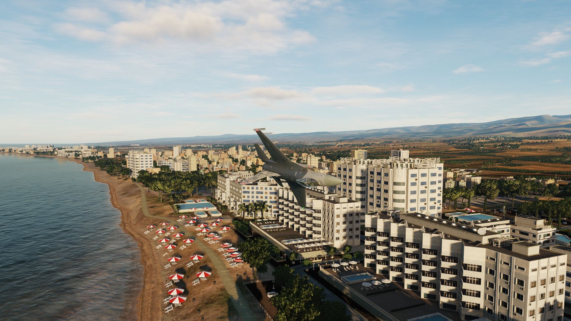 DCS: Syria Map - Flight over the Turkish coast