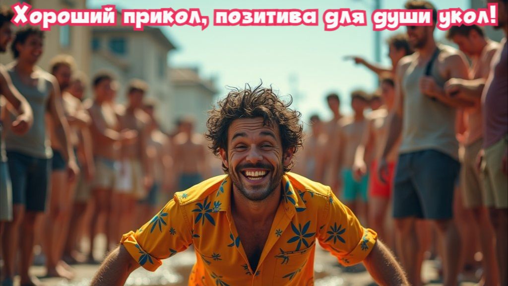 Хороший прикол, позитива для души укол!
