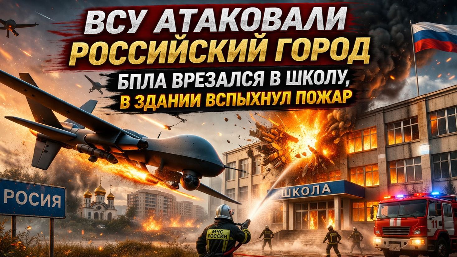 ТРАГЕДИЯ В ТАГАНРОГЕ! Украинский беспилотник ударил по школе — есть жертвы!