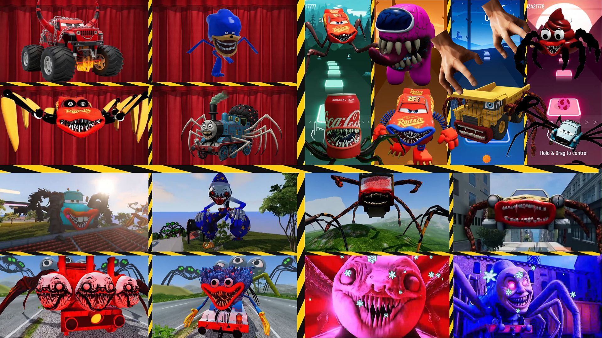 Monsters COFFIN DANCE & TILES HOP Comp. Ep. 83