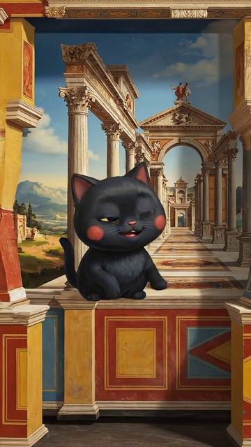 Мультфильм про искусство: римская архитектурна живопись