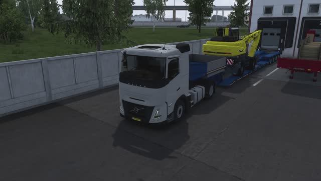 Euro Truck Simulator 2 #68  - Перевозка Погрузчика 110км