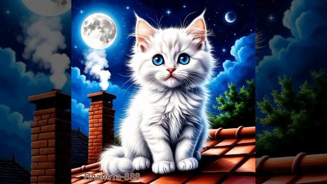 Котёнок на крыше.mp4