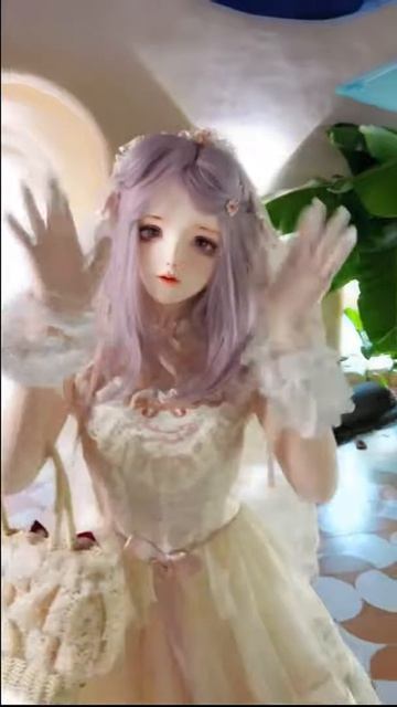 Очень милая кигуруми-куколка в лолитном стиле.