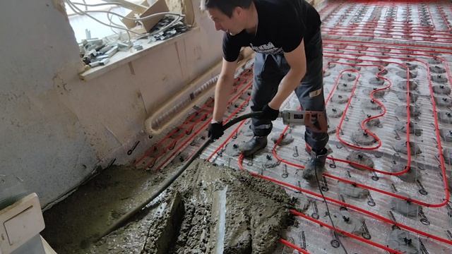 №52 Начинаем заливку пола. 30.03.2026г. День 82