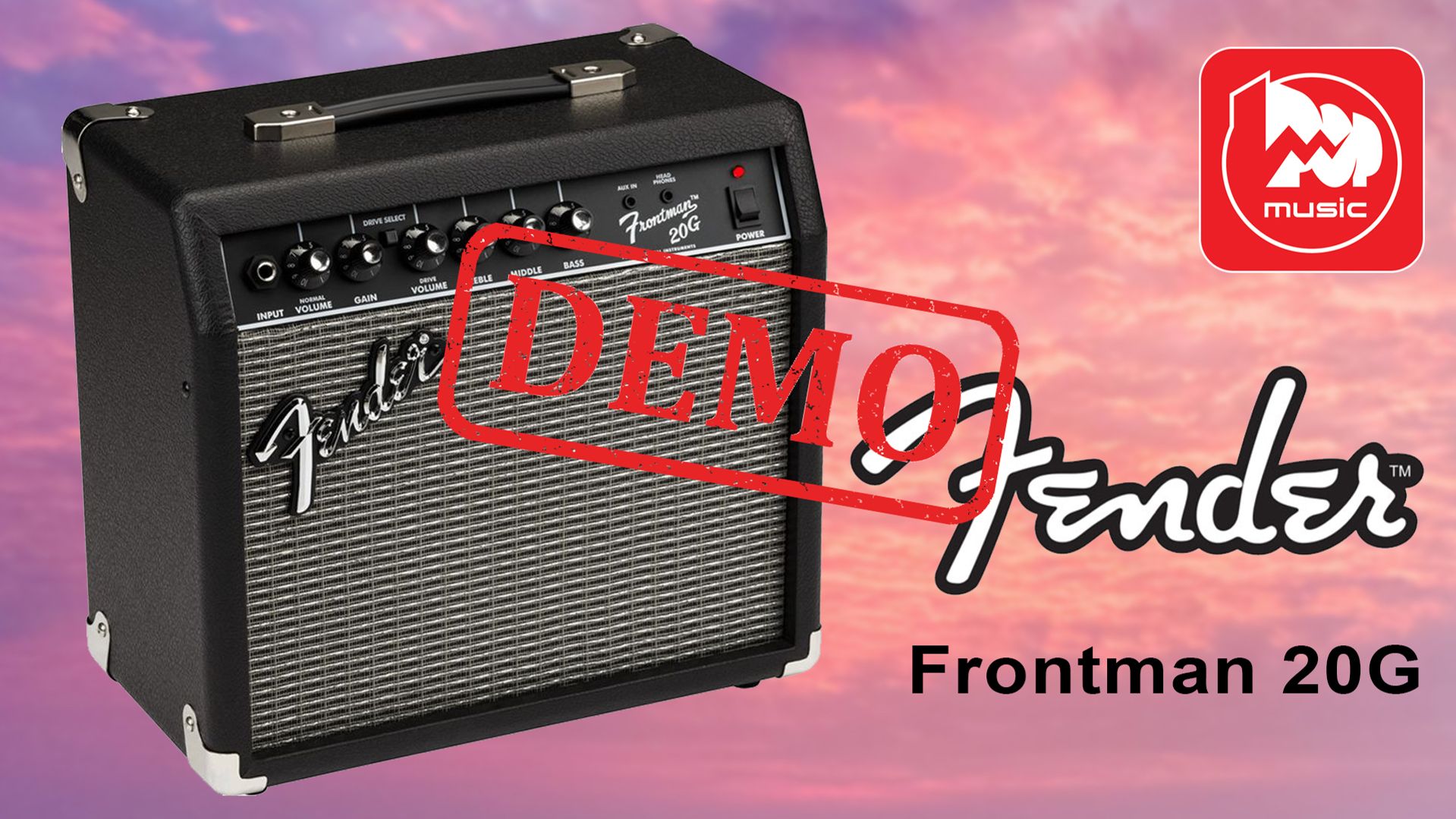 Гитарный комбо Fender Frontman 20G - демонстрация звучания