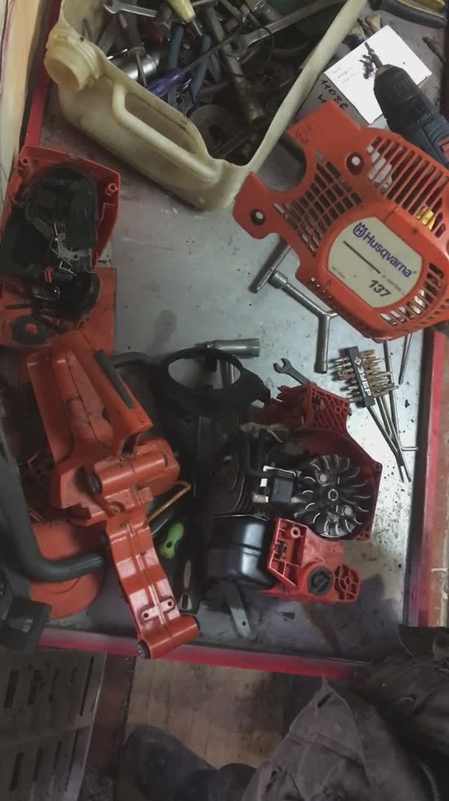 ЗАМЕНА ПОРШНЕВОЙ ХУСКВАРНА 137