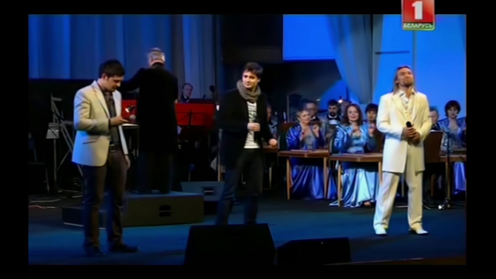 Пётр Елфимов, Ян Жанчак, Сергей Савицкий - А у полi вярба (Концерт памяти Мулявина, 12.01.2013 г.)